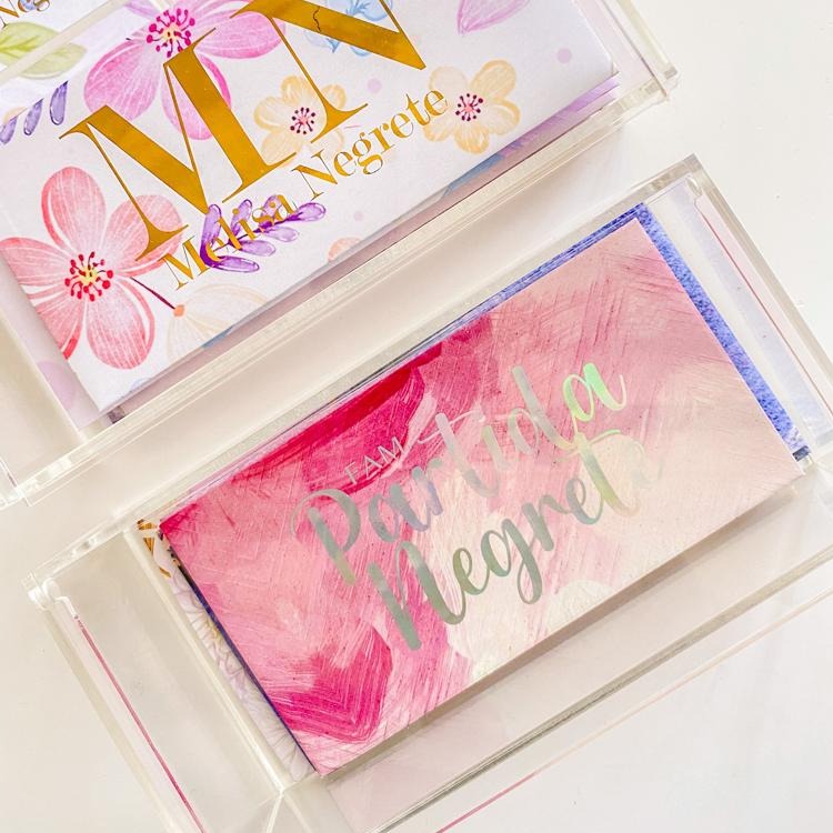Caja de acrílico 💌 30 sobres – Happy Papers