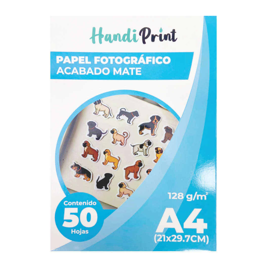 Papel fotográfico adhesivo mate 108 gr – Happy Papers